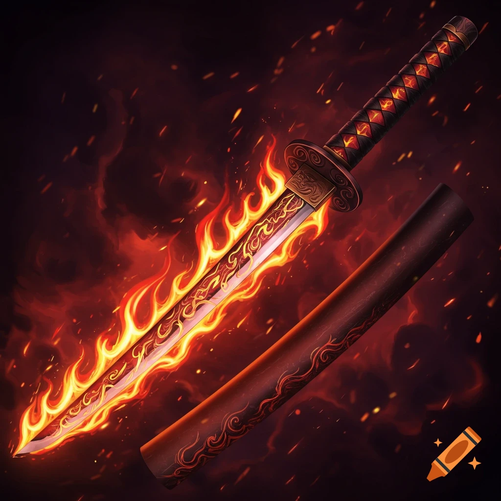 Fire Tachi on Craiyon