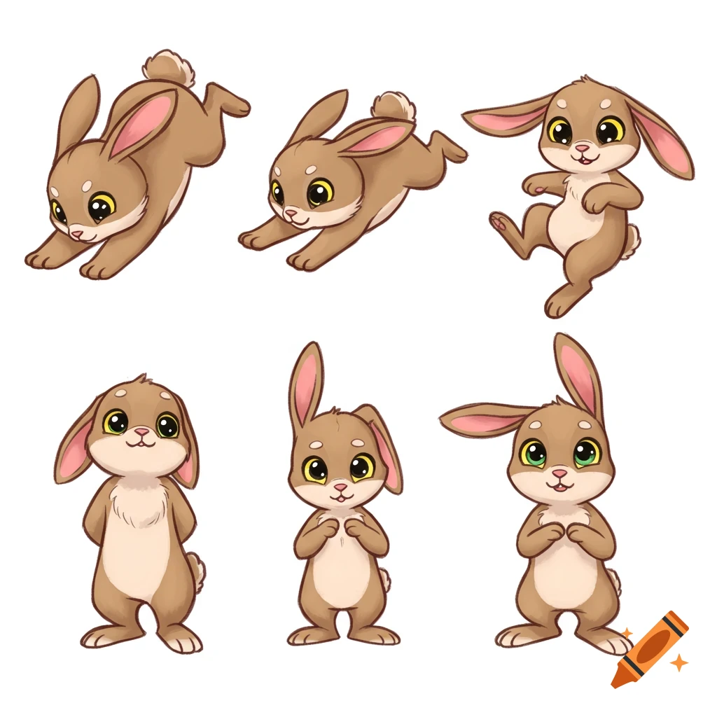 Rabbits images created on Craiyon