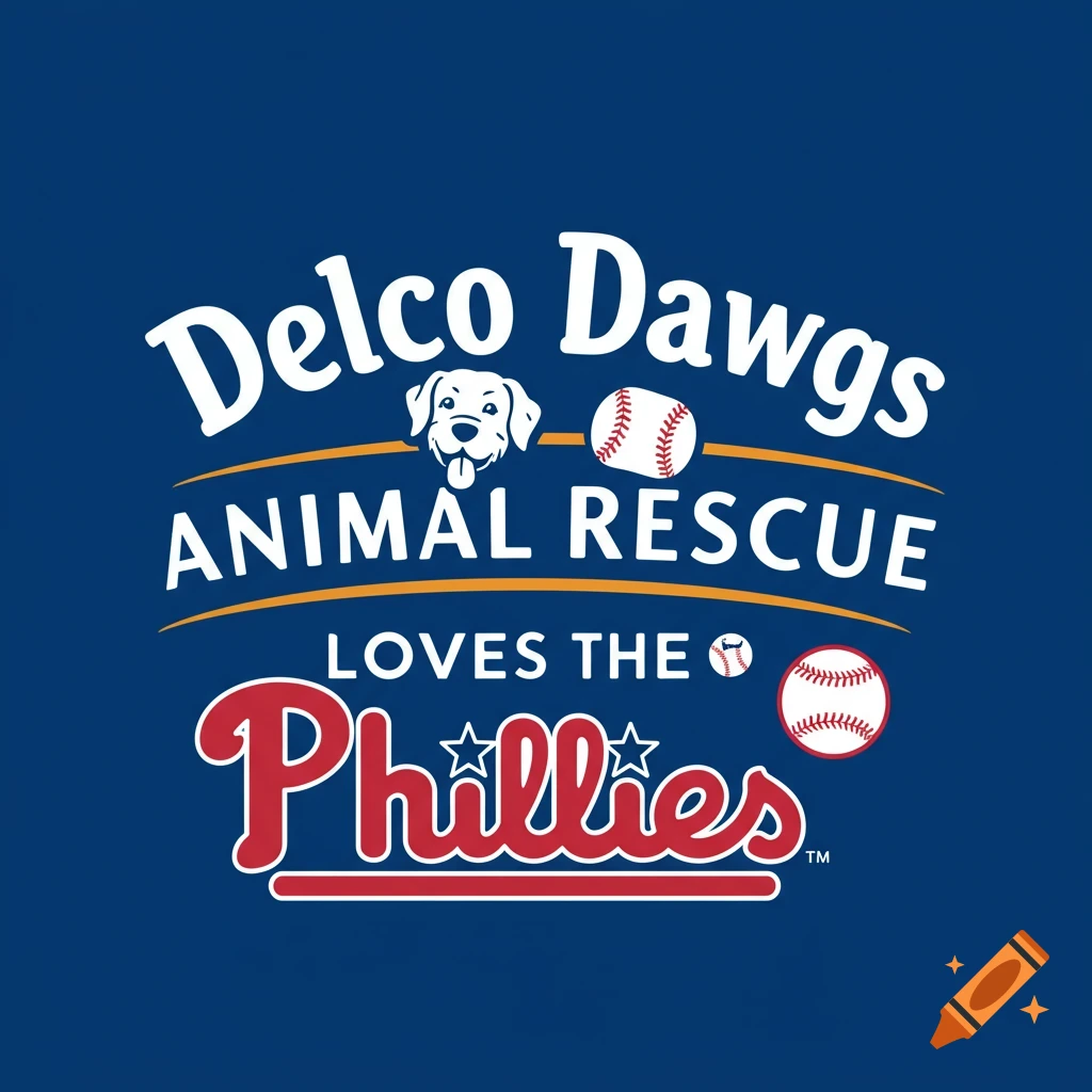 Logo with a teal paw print containing a yellow heart, above text ...