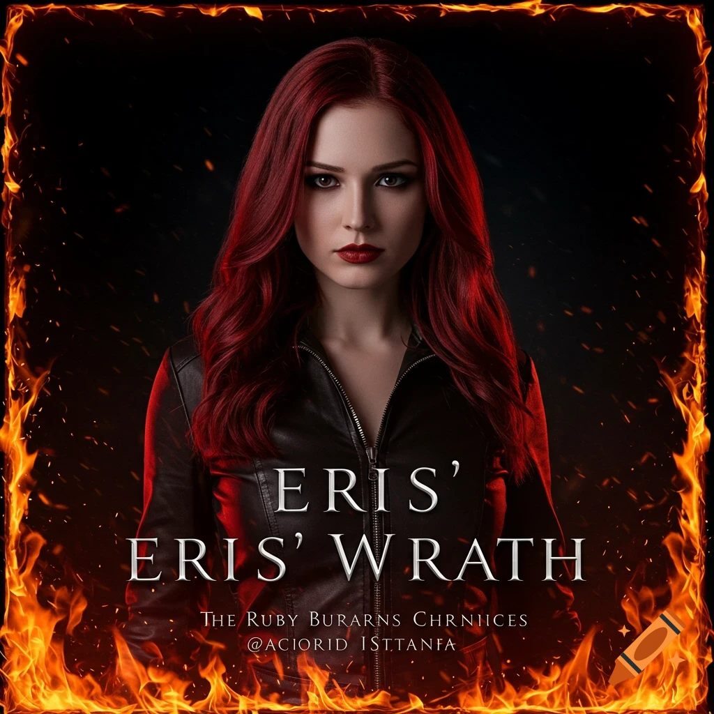 Eris' Wrath: The Ruby Burns Chronicles cover with a girl in black ...