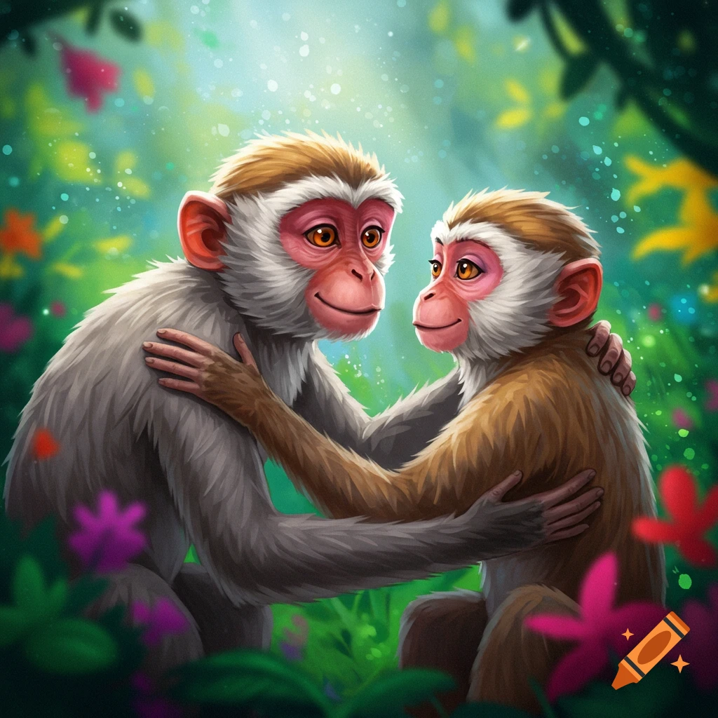 Monkey eating a banana on Craiyon