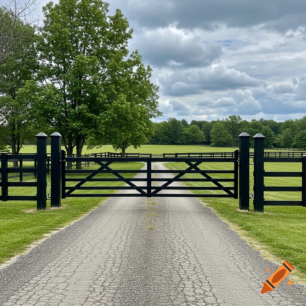 Metal Fence created on Craiyon