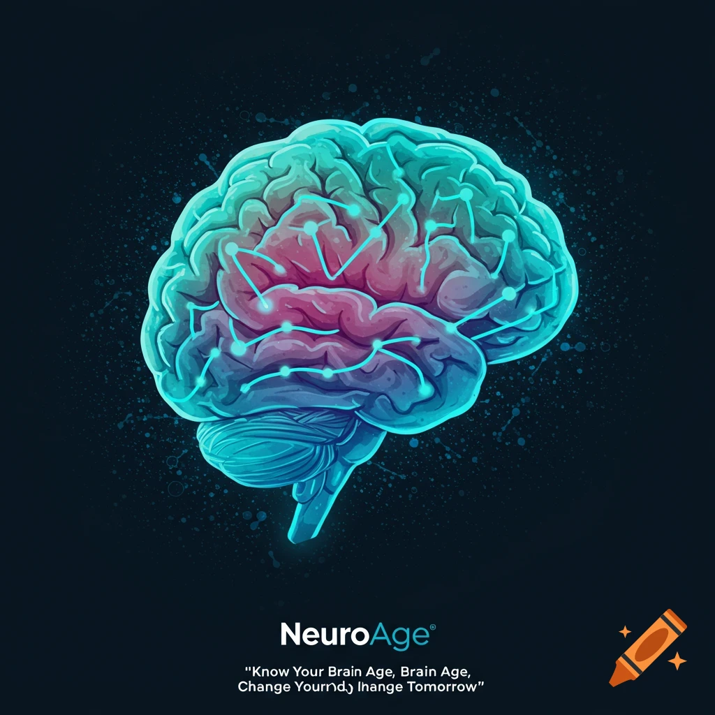 Image of a brain with glowing neural connections, representing brain ...