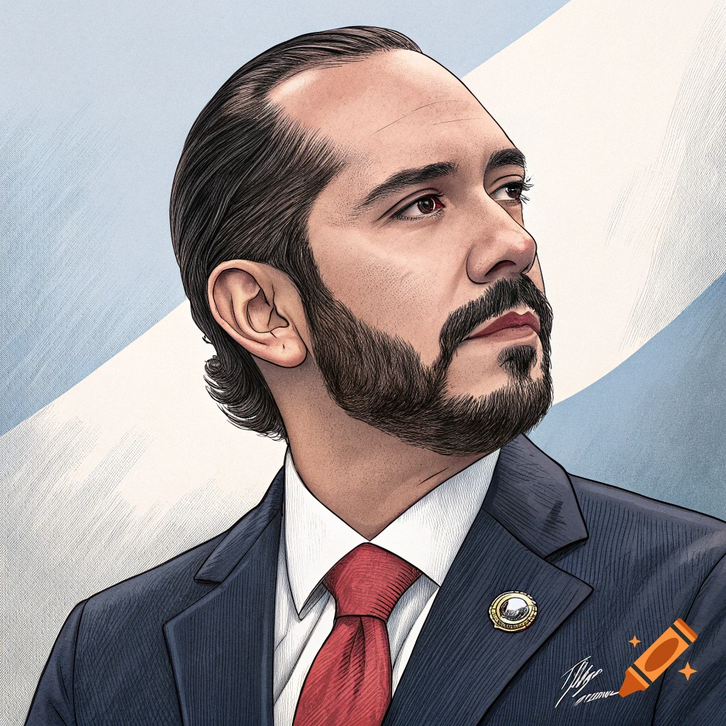 Nayib Bukele, President of El Salvador on Craiyon
