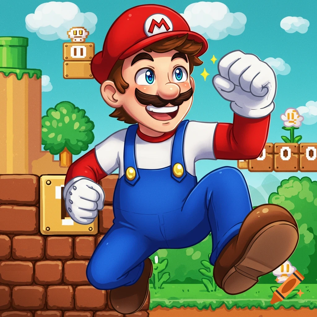 A guy named Zack who loves Mario and thinks he's him on Craiyon