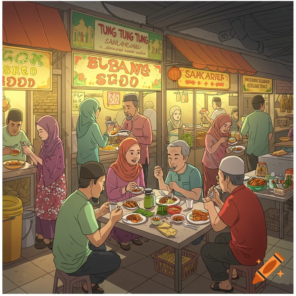 Halal Food Animation