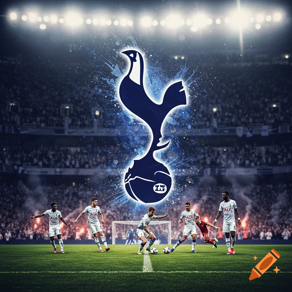 Tottenham Hotspur screensaver on Craiyon