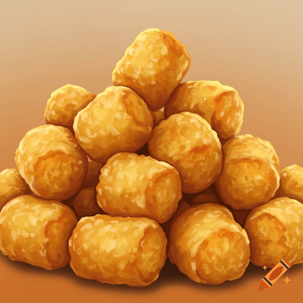 Tater tots on Craiyon