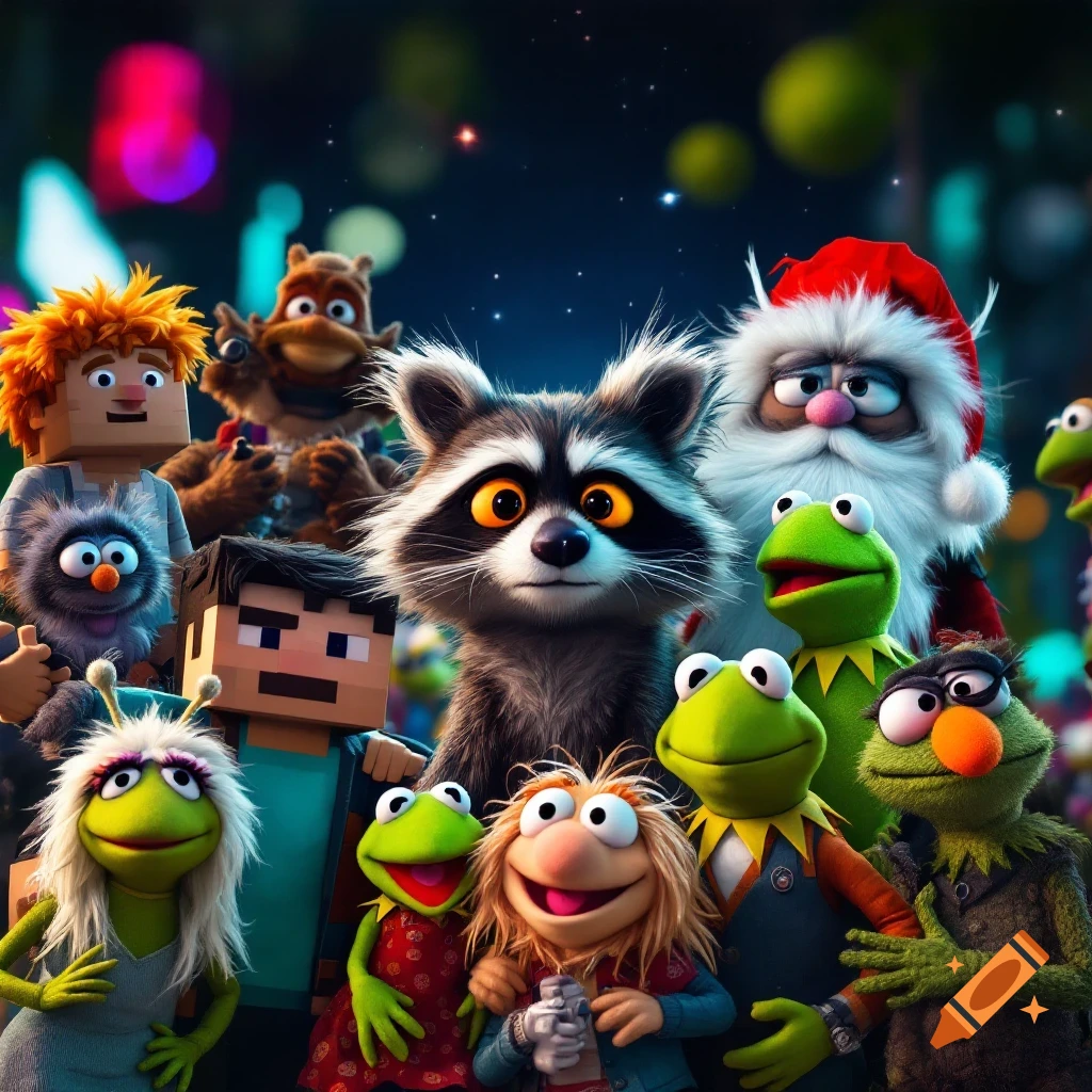 Fictional characters including Steve from Minecraft, Jack Black ...