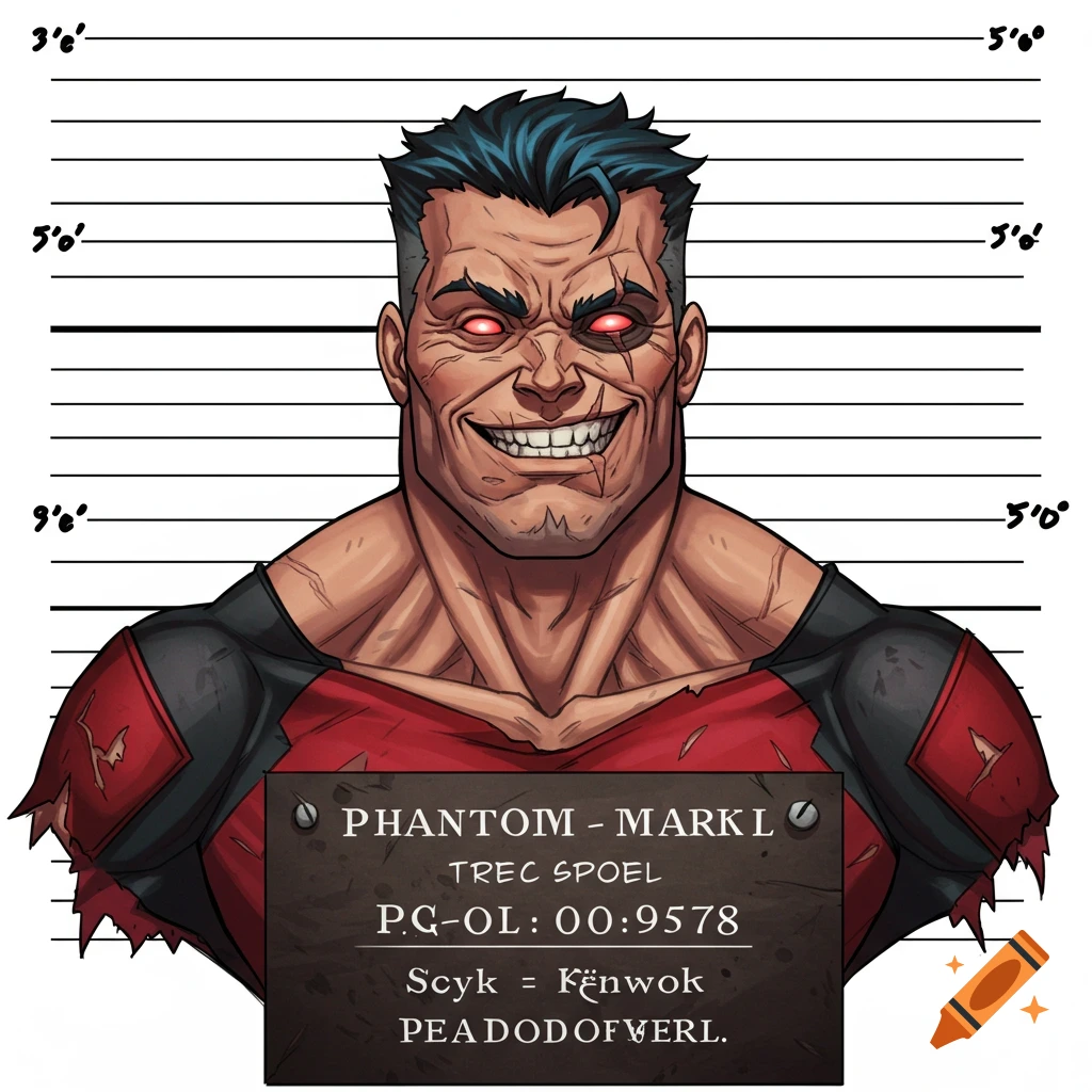 Deadpool and Phantom Mark inspired superhero mugshot in Invincible ...