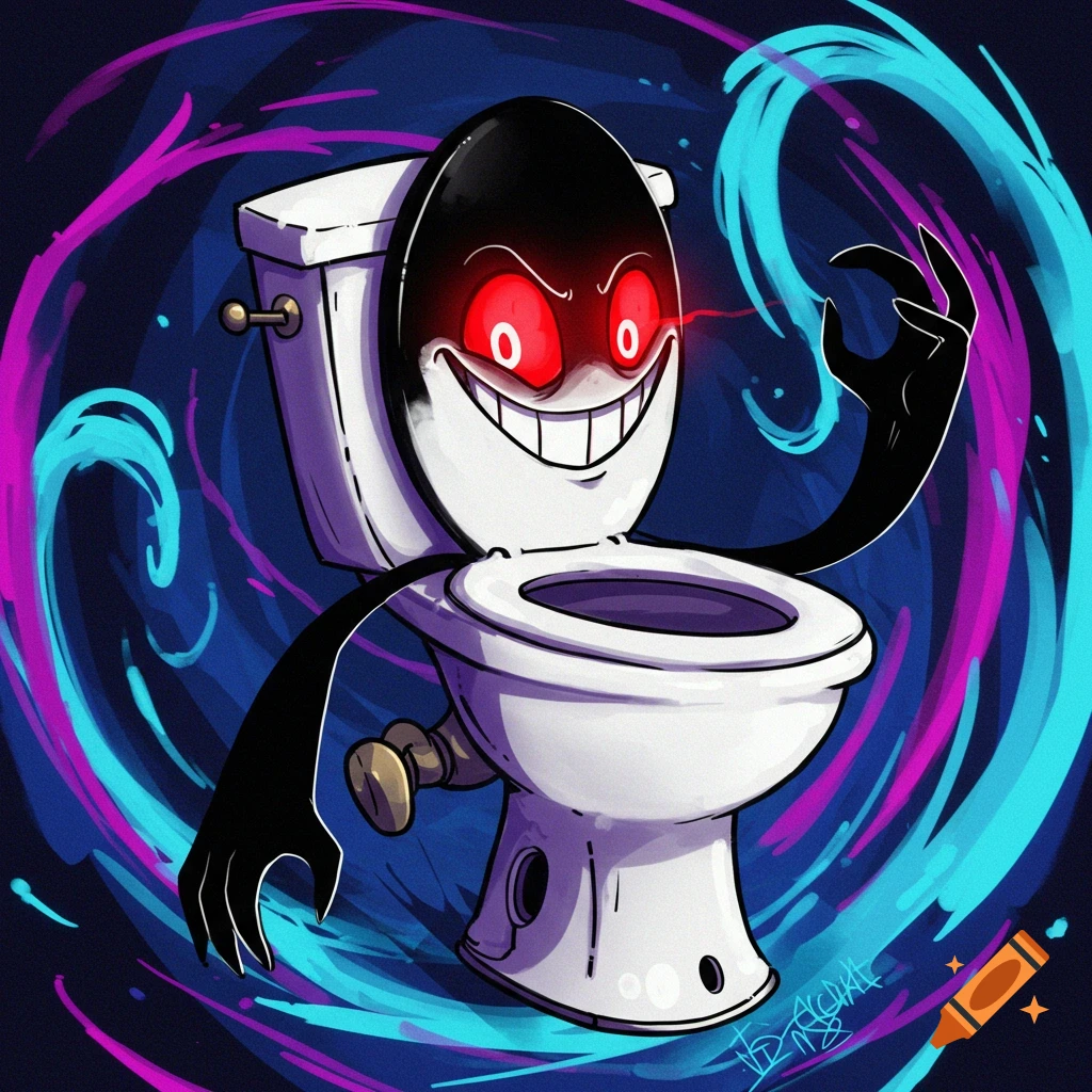 Skibidi Toilet images created on Craiyon