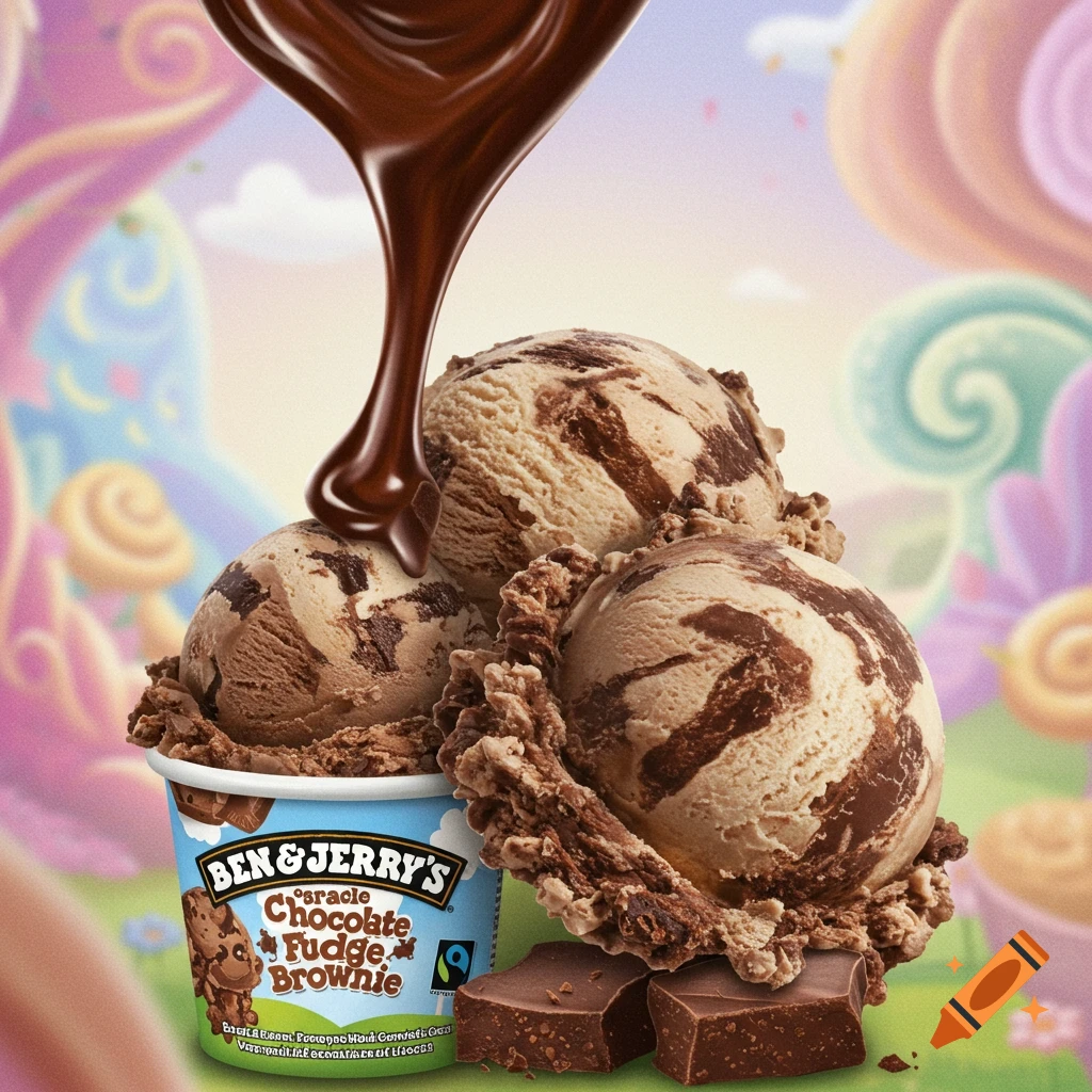 Ben and Jerry's Ice Cream on Craiyon