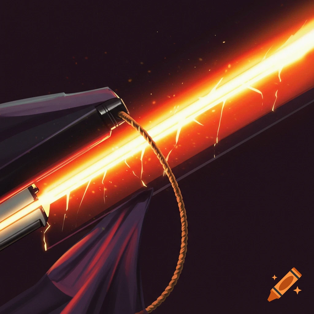 Arts and crafts heated blade made from a blow dryer and sword cutting ...