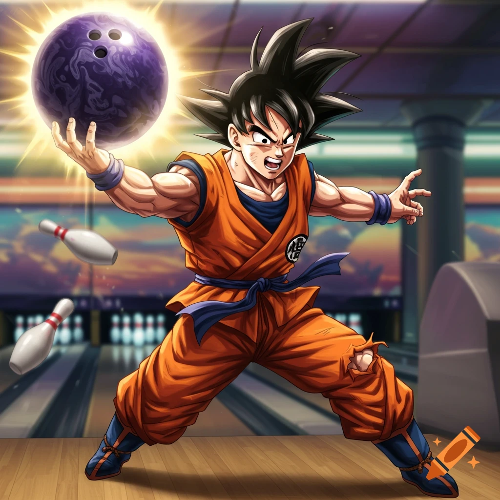 Bald Goku From Dragon Ball created on Craiyon