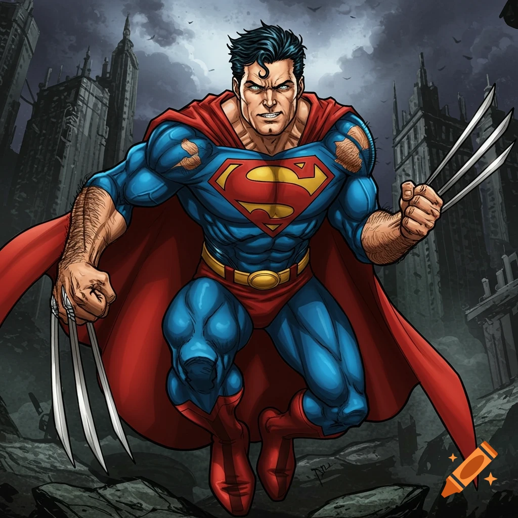 Comic art of a superhero breaking open a giant Coca-Cola can with ...