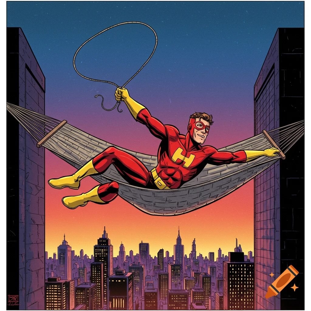 He-man riding a unicycle through a hilly landscape. on Craiyon