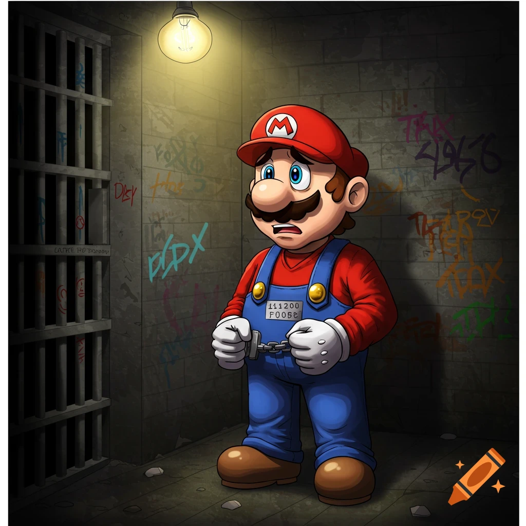 Gangsta Mario Wallpaper