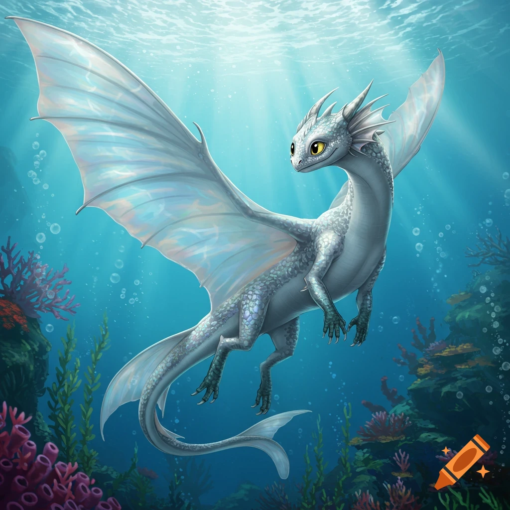 White Dragon Hatchling