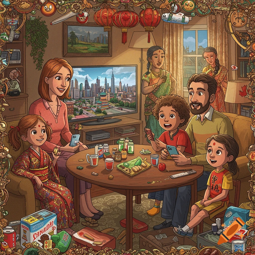 Cartoon illustration of a couple on a date at an Olive Garden restaurant, eating pasta and ...