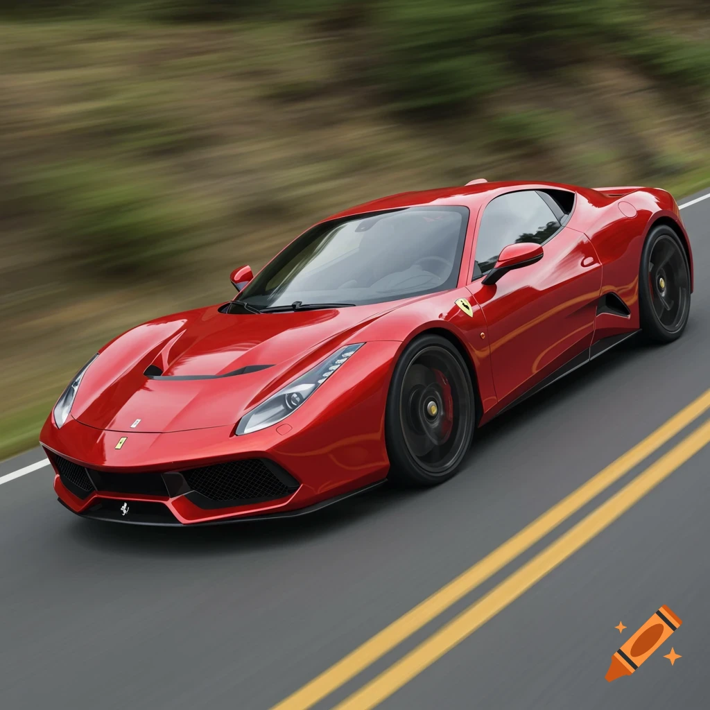 Sport car on Craiyon