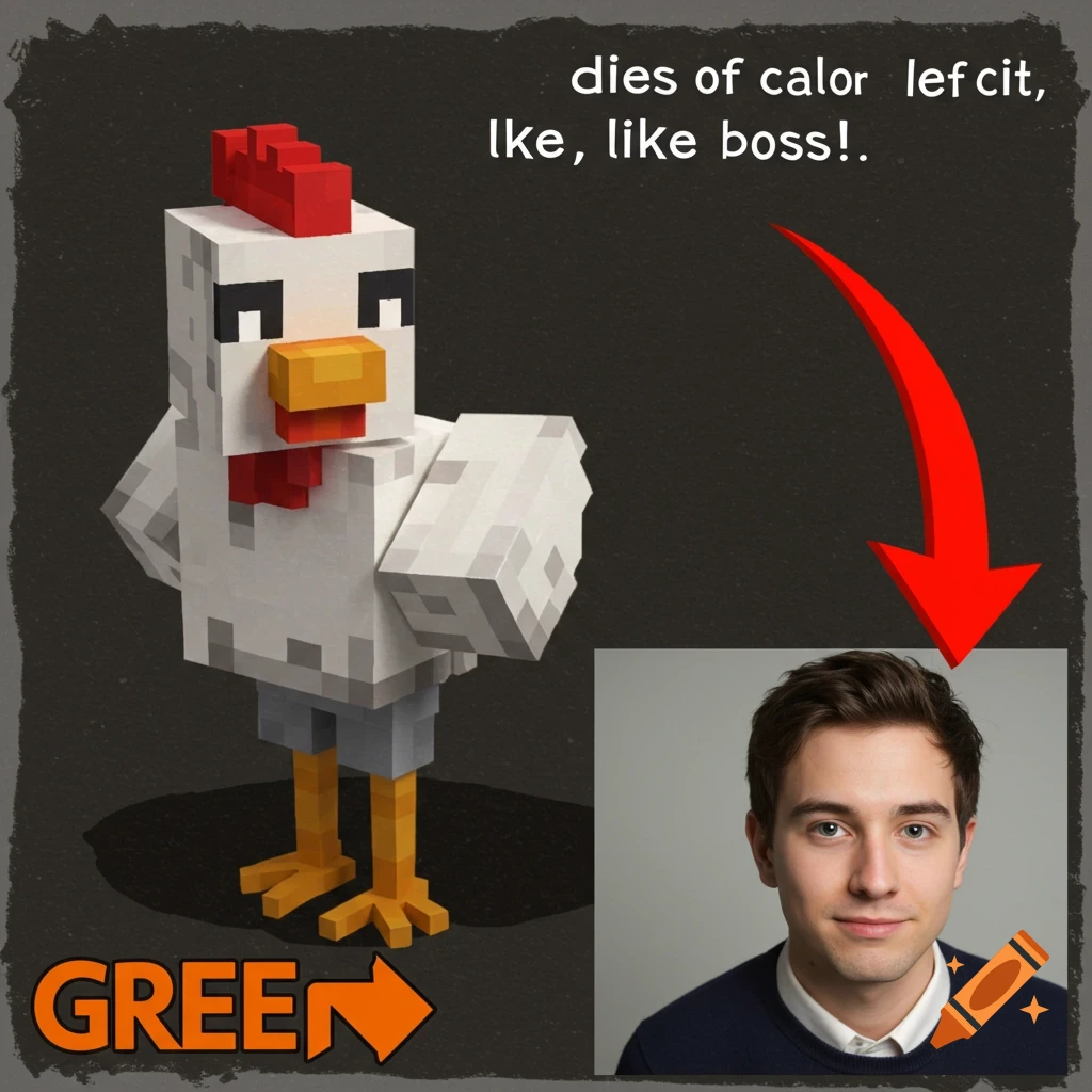 Meme: 'Dies of Calorie deficit, like a boss' with Minecraft chicken ...
