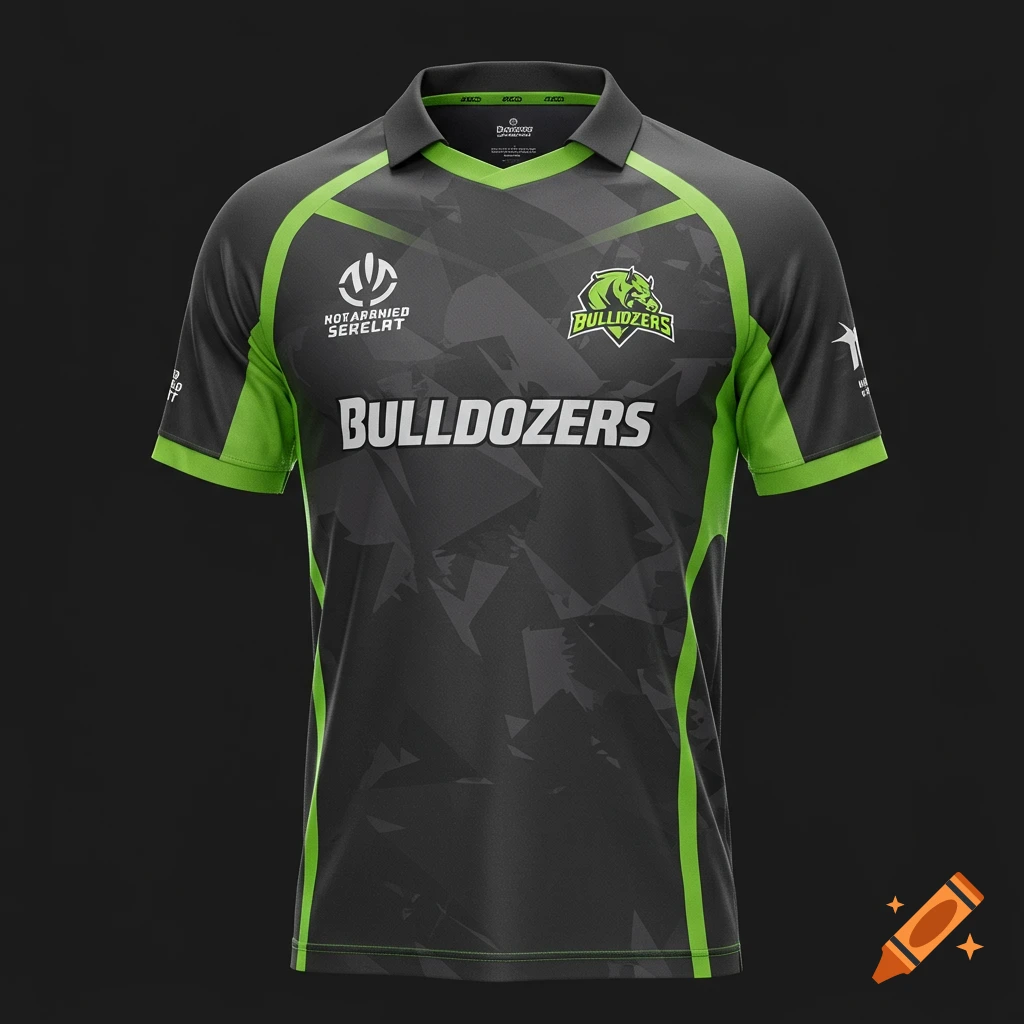 Modern Cricket Jersey for Bulldozers cricket team design concept ...