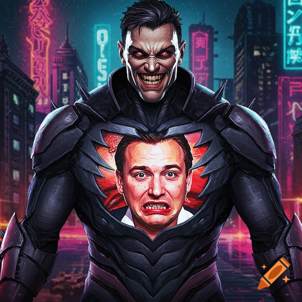 Supervillain images created on Craiyon