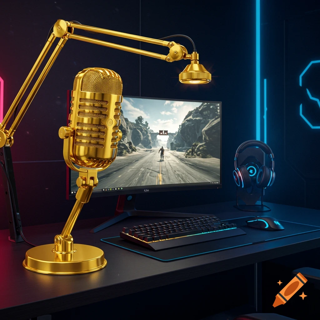 School projector, laptop, and audio equipment for sports events on Craiyon