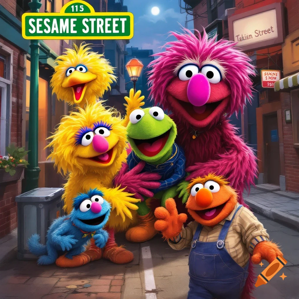 Takin’ it to the Street Sesame Street/ Muppet Show crossover movie ...