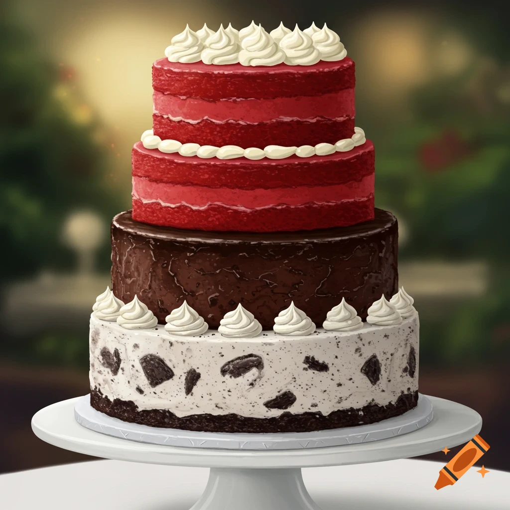 Dark romantic 3 tier wedding cake with bats and Victorian style decor ...