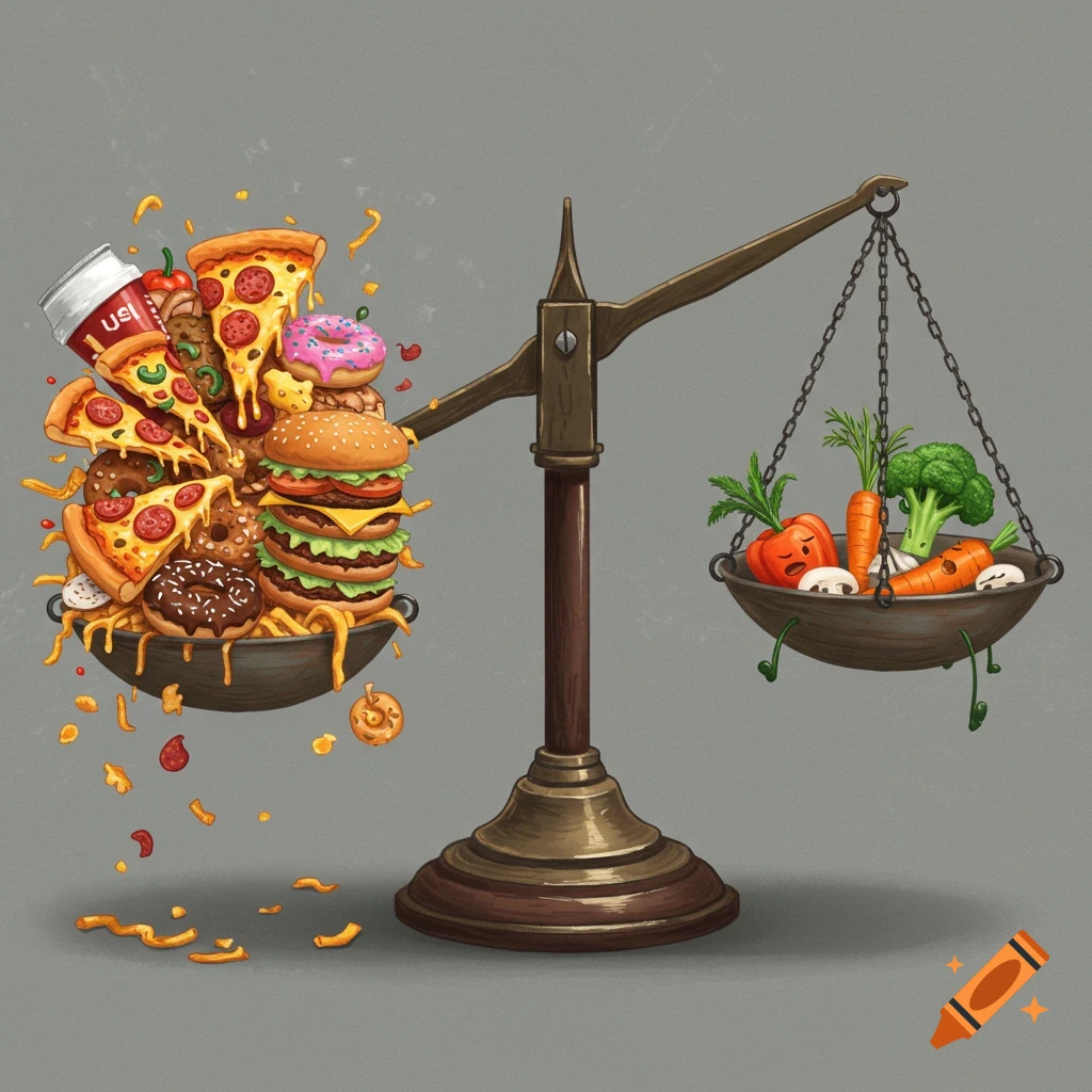 A wooden cart overflowing with fresh vegetables including spinach ...