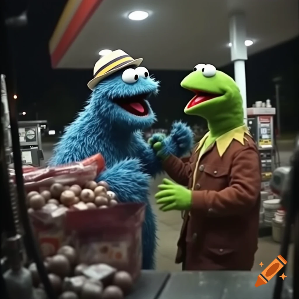 A hilarious parody of Elon Musk as Elmo on Sesame Street on Craiyon