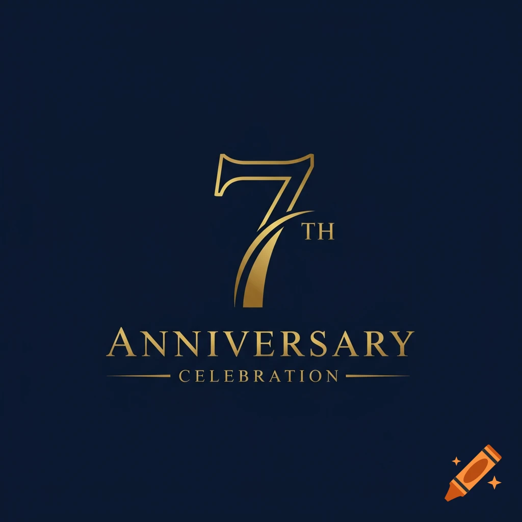 Logo featuring a gold dancer silhouette on a dark blue background with ...