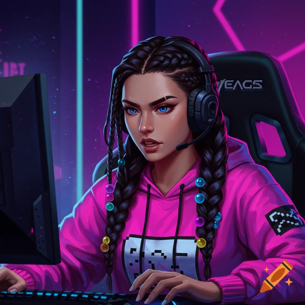 Cool Gaming Profile Picture created on Craiyon