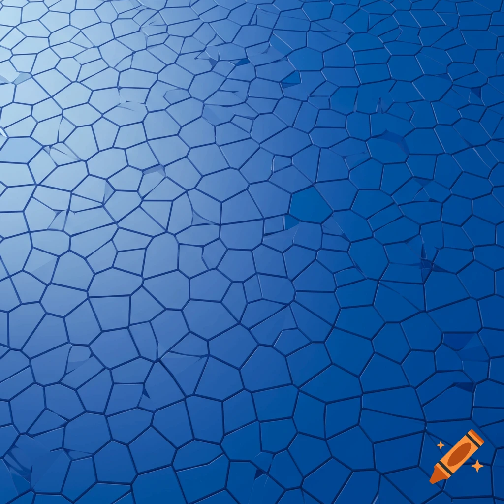 Tessellated map with irregular pentagons on Craiyon