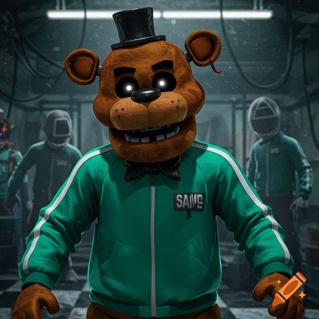 Squid Game images created on Craiyon