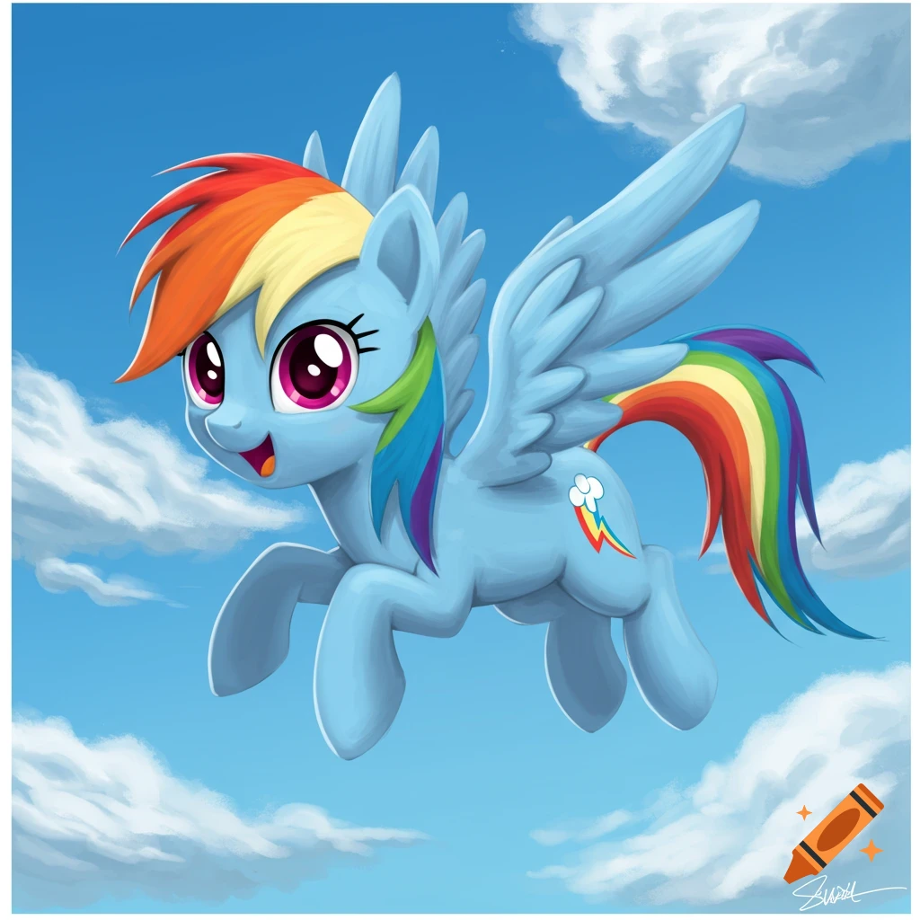 My Little Pony characters Twilight Sparkle and Rainbow Dash with Hot ...