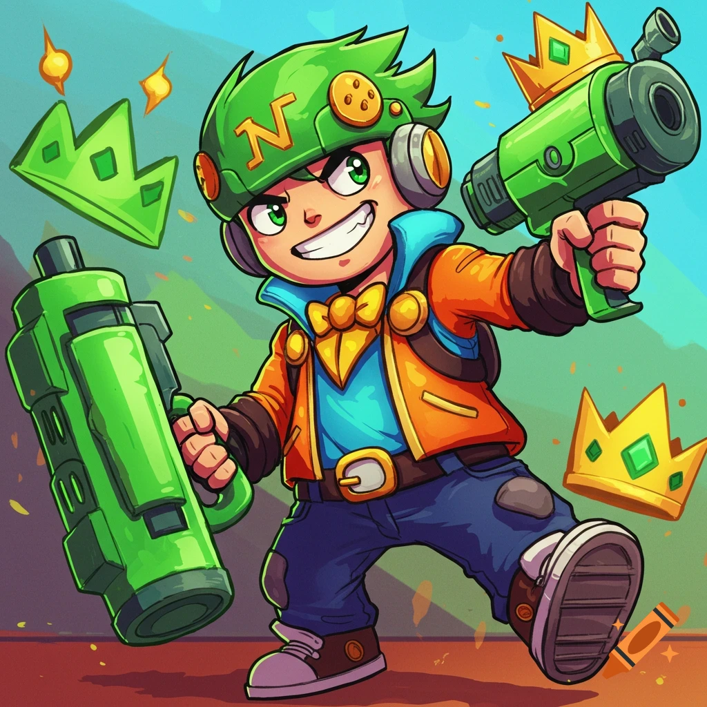 Brawl+stars+kaze+art created on Craiyon