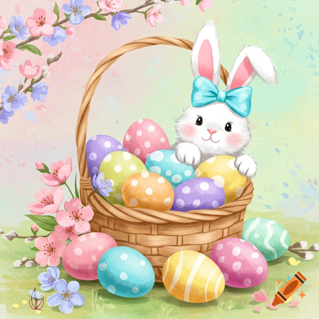 Easter themed image on Craiyon