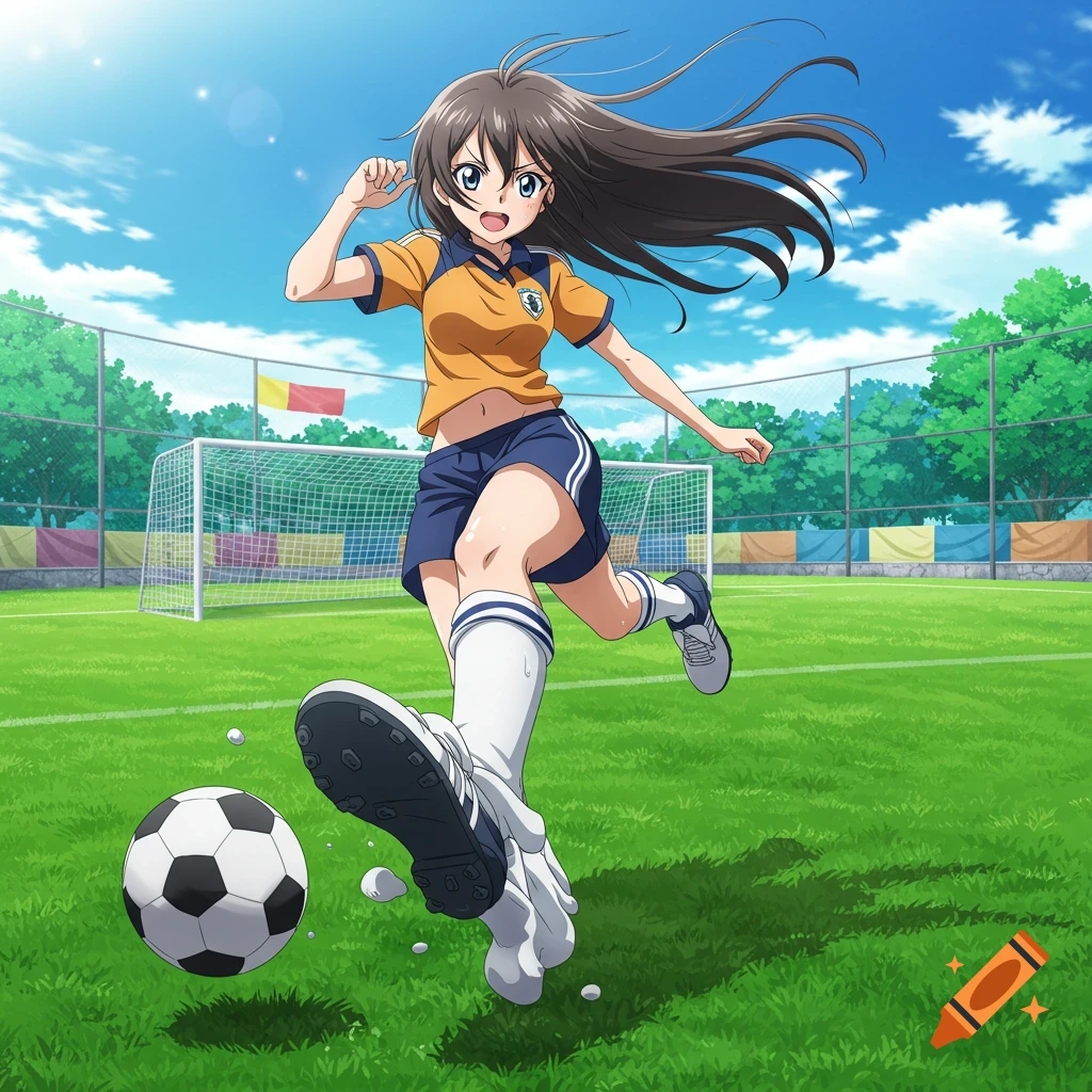 Anime female characters boxing and exchanging punches on Craiyon