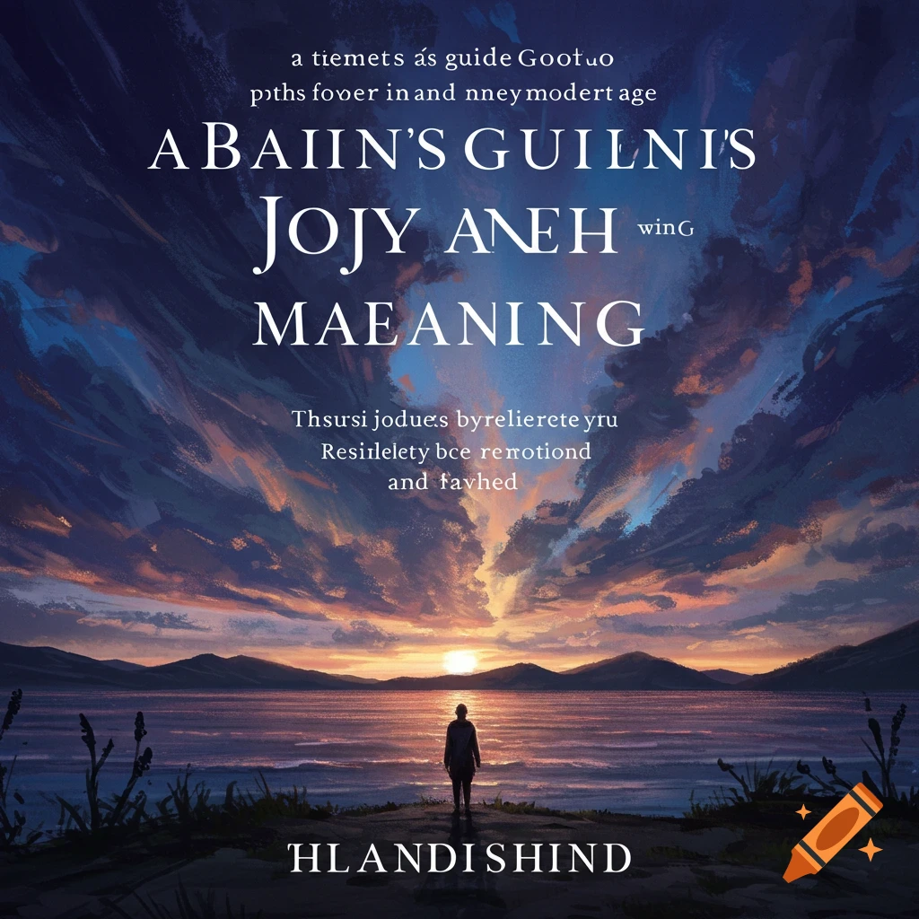 Book cover with tagline: "A timeless guide to joy and meaning in the ...