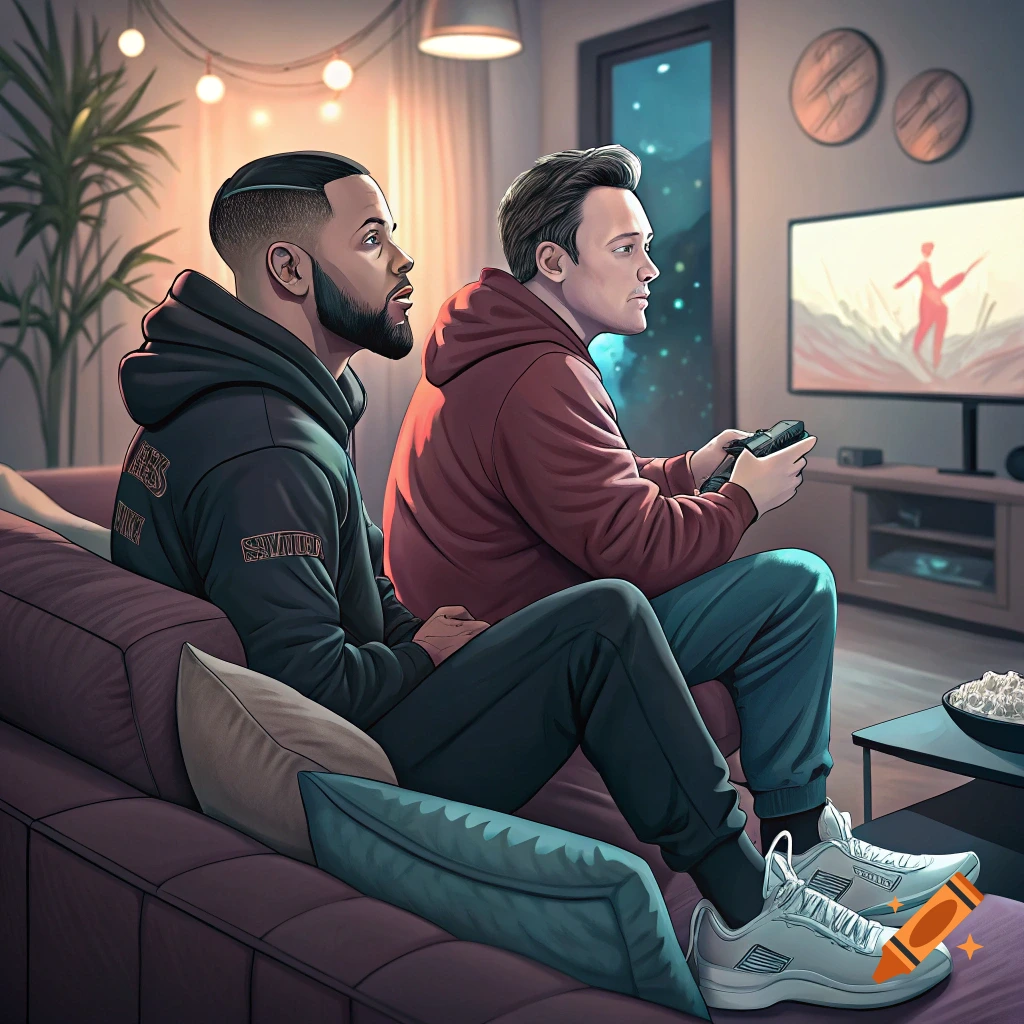 Barack Obama, two men, and a large Pikachu play a board game in a ...