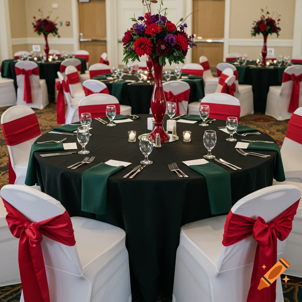 Guests stand along an aisle during a wedding ceremony in a spacious ...