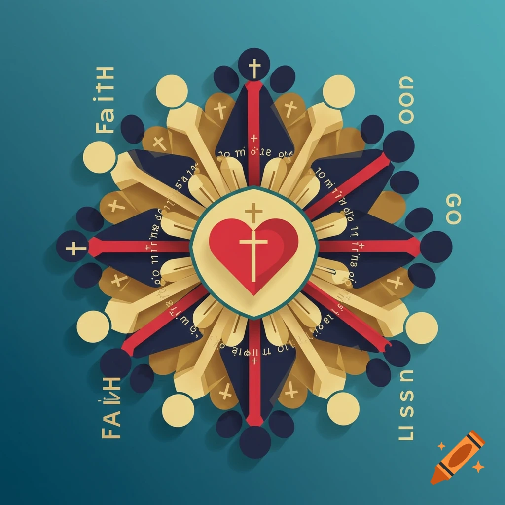 Faith, Christian, love, God on Craiyon