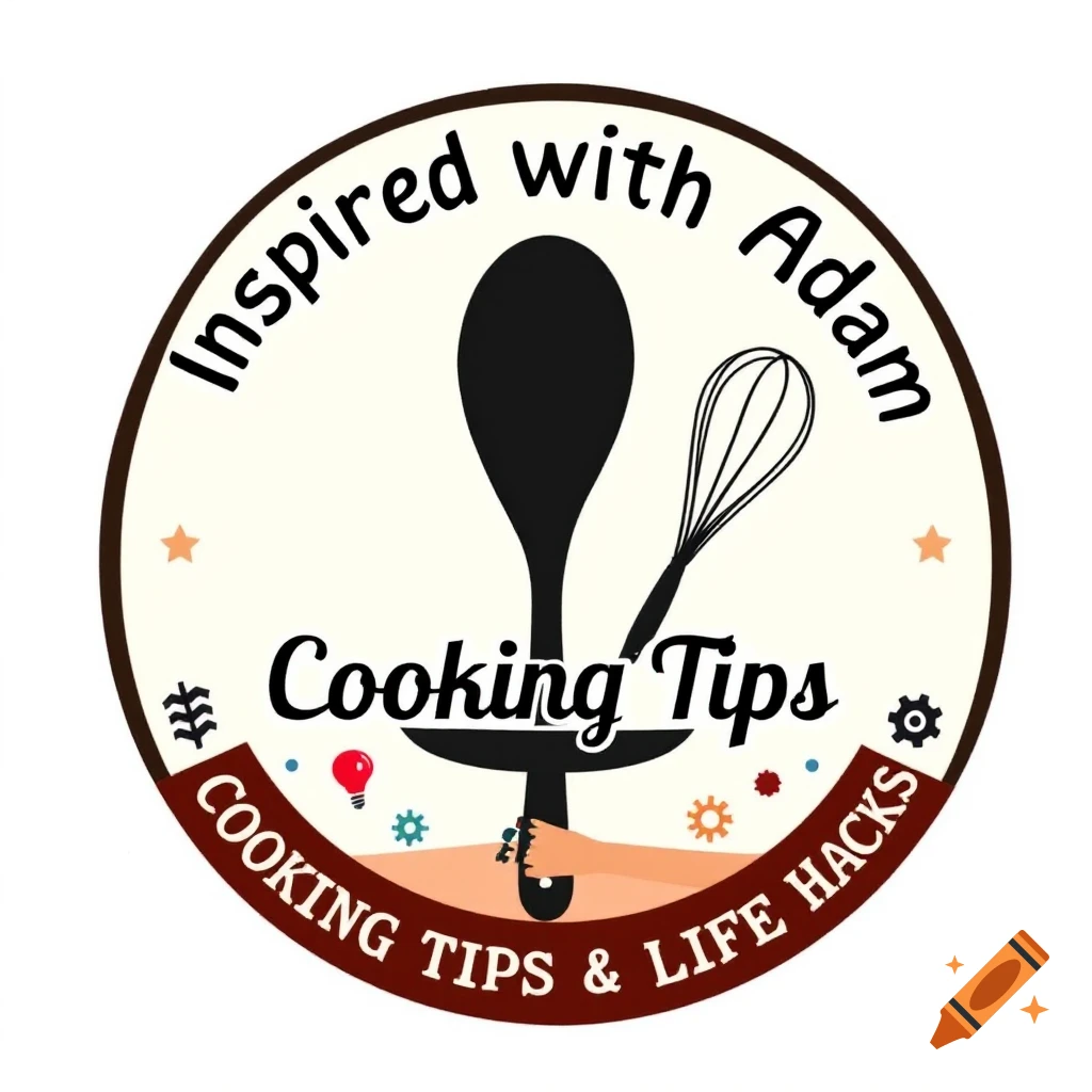 Inspired with Adam Cooking Tips & Life Hacks logo on Craiyon