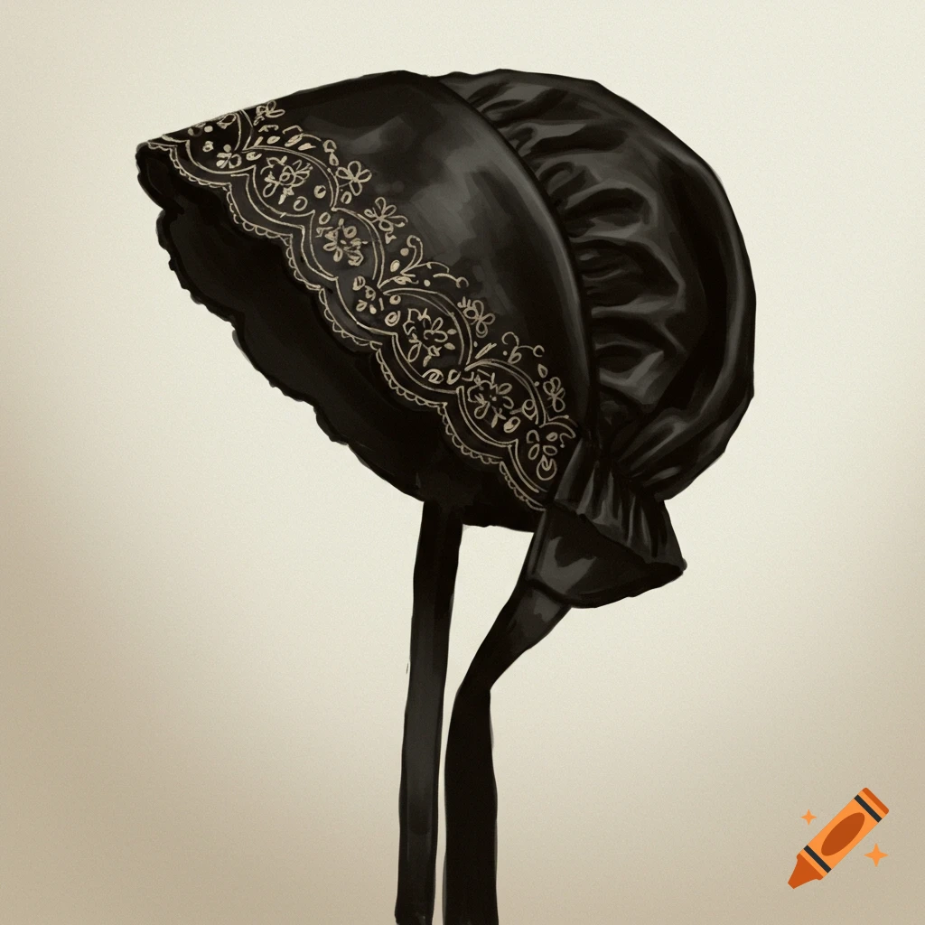 Black Silk prairie bonnet on Craiyon