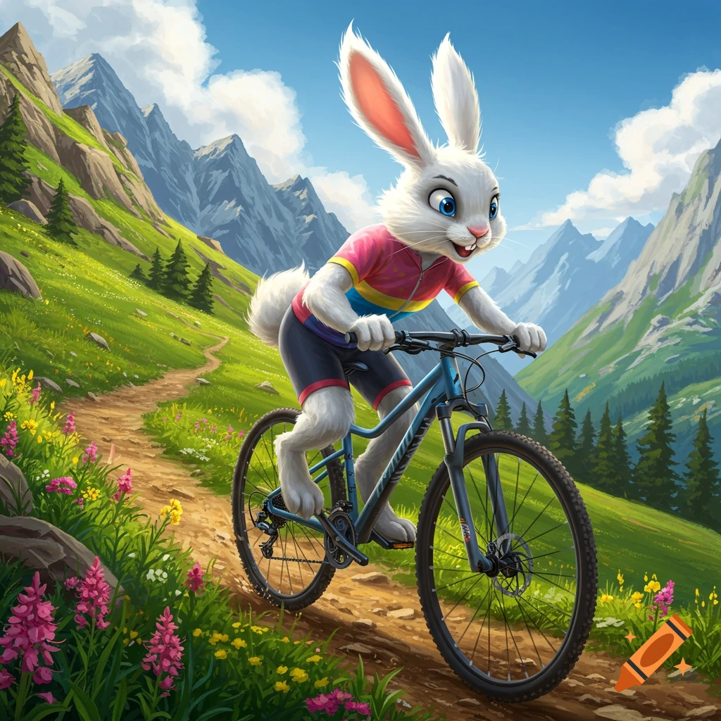 Mountain Bikes created on Craiyon