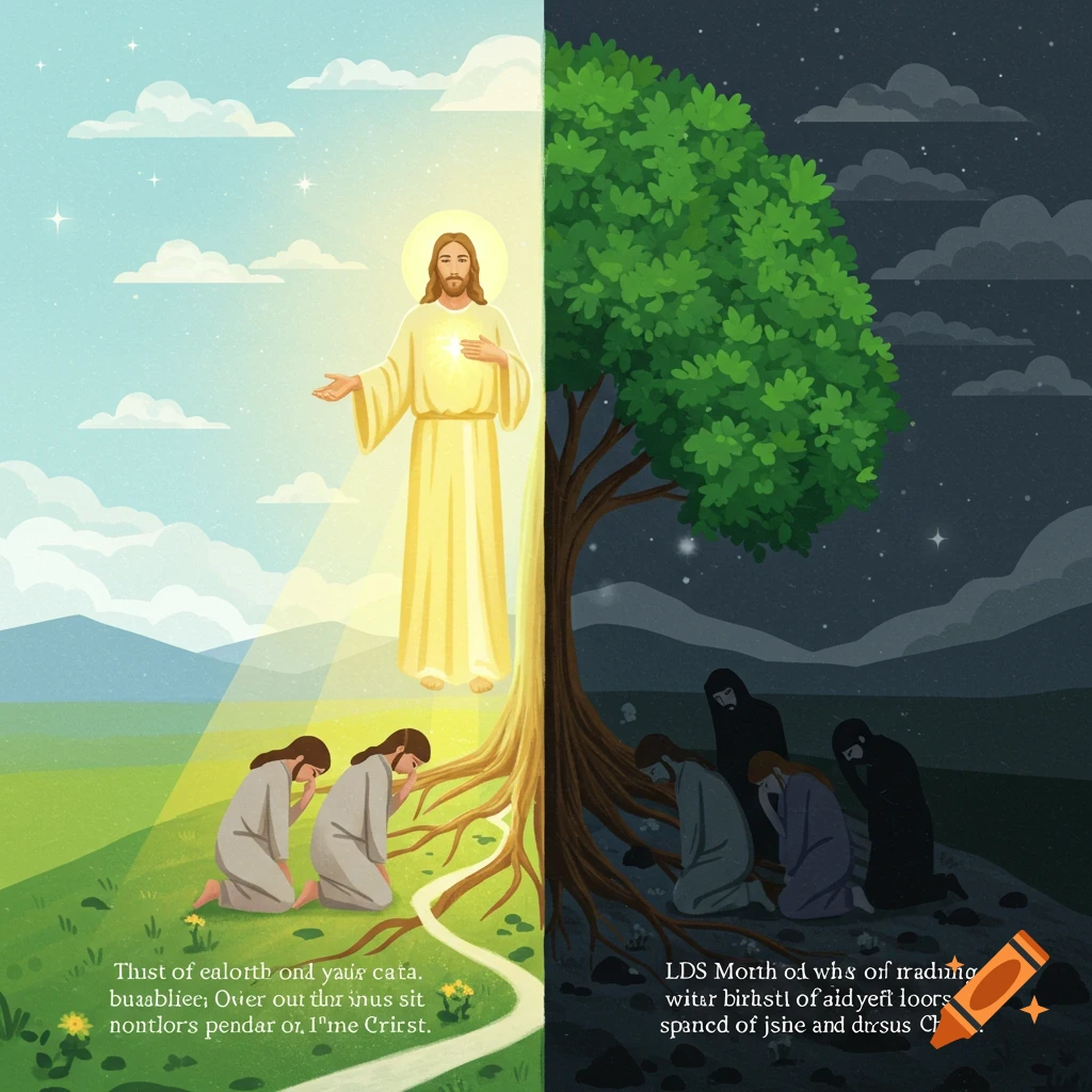 Religious Illustration created on Craiyon