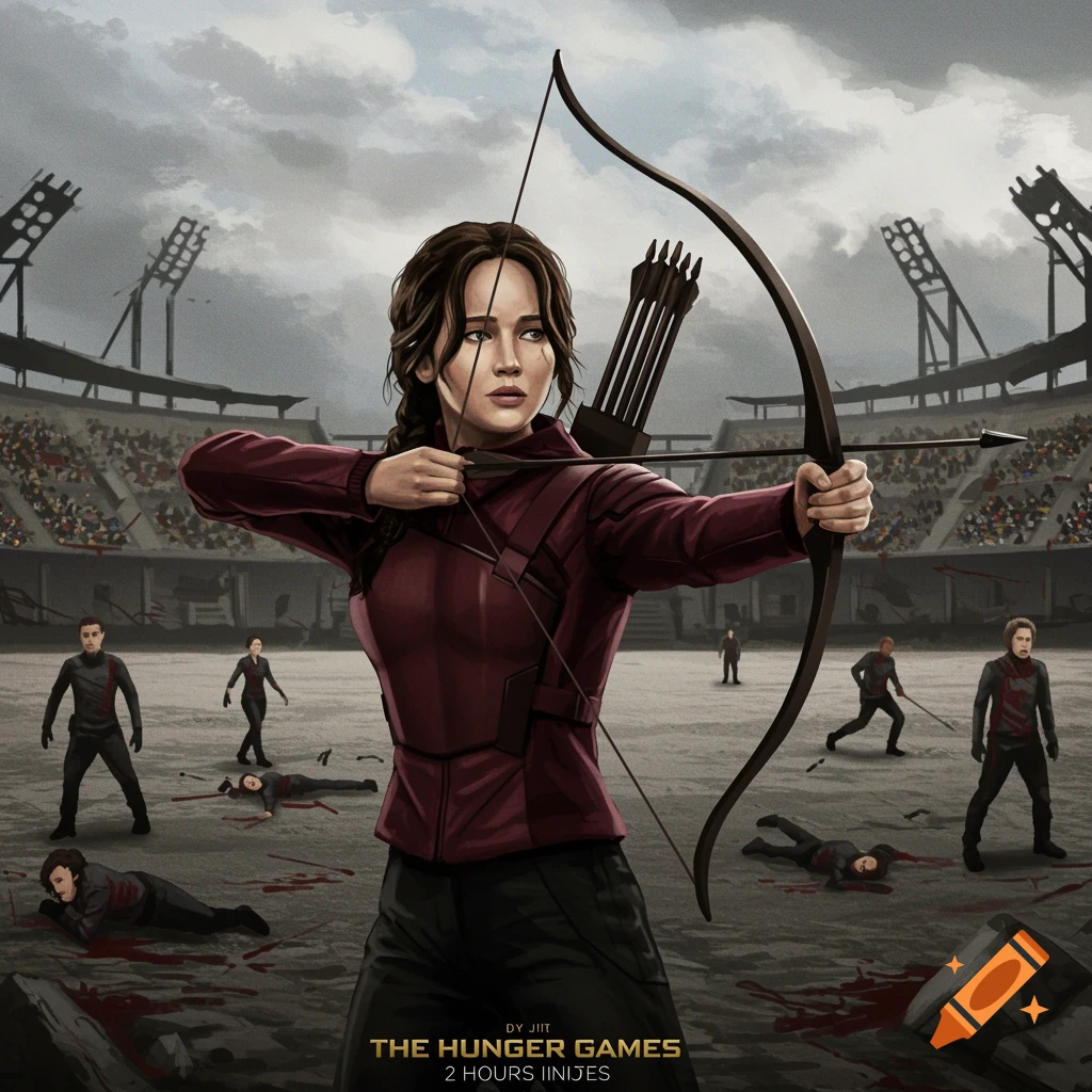 The Hunger Games movie poster with a runtime of 2 hours and 26 minutes ...