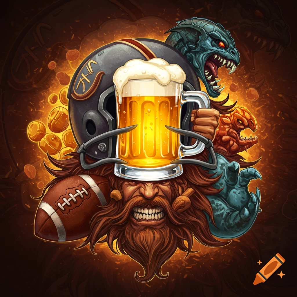 Black and white emblem of a dragon wearing a stethoscope, holding an ...